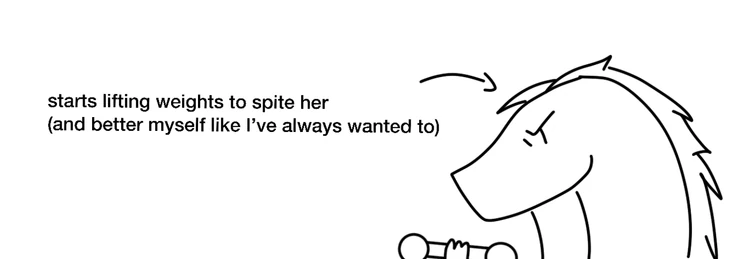 Drawing something every day until I get bored. Day 108: get shredded to ...