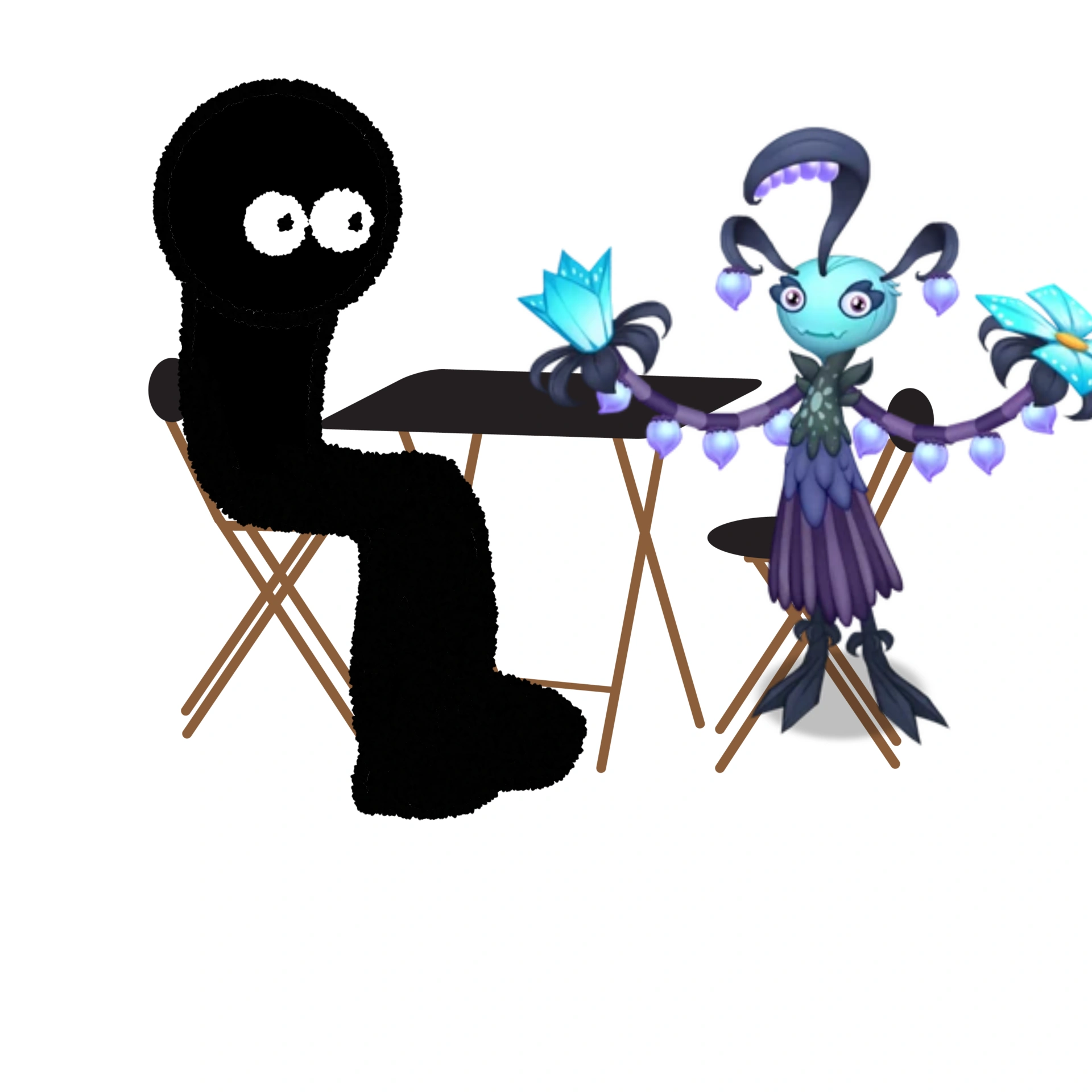 just two goobers sitting | Fandom