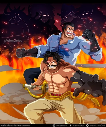 Garp & Roger vs Kid & Law | Fandom