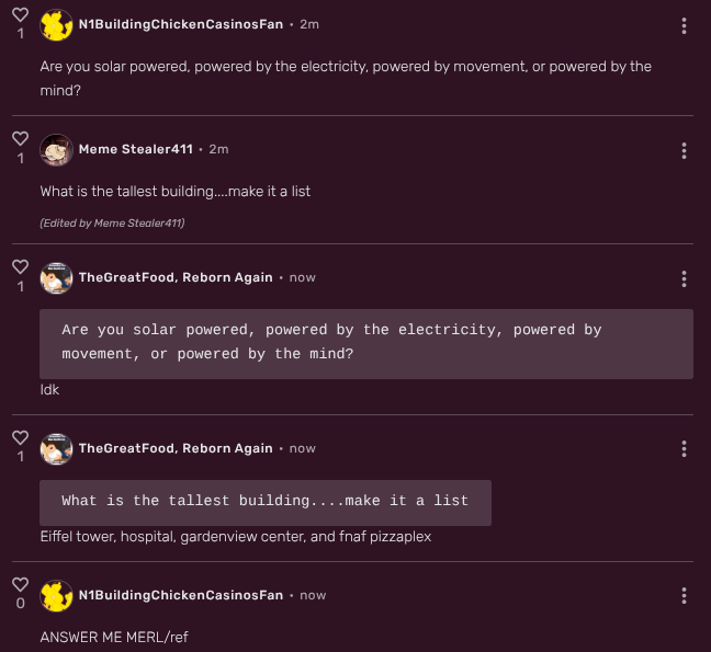 ANSWER ME MERL!!!!!/ref | Fandom