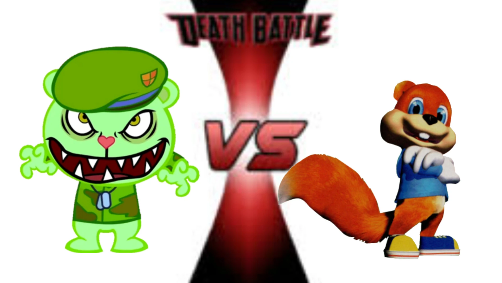 Flippy vs conker (Happy Tree Friends vs Conker's Bad Fur Day | Fandom