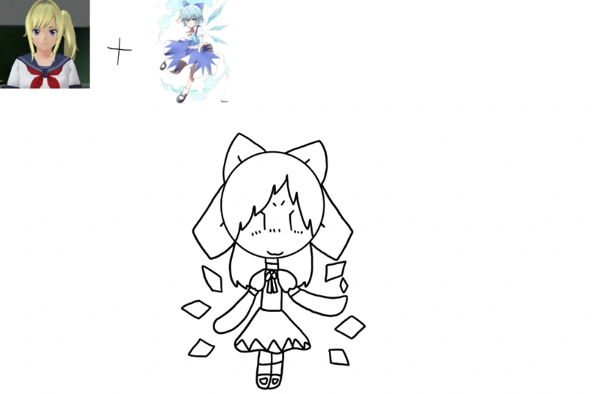 Yukiho as Cirno from Touhou | Fandom