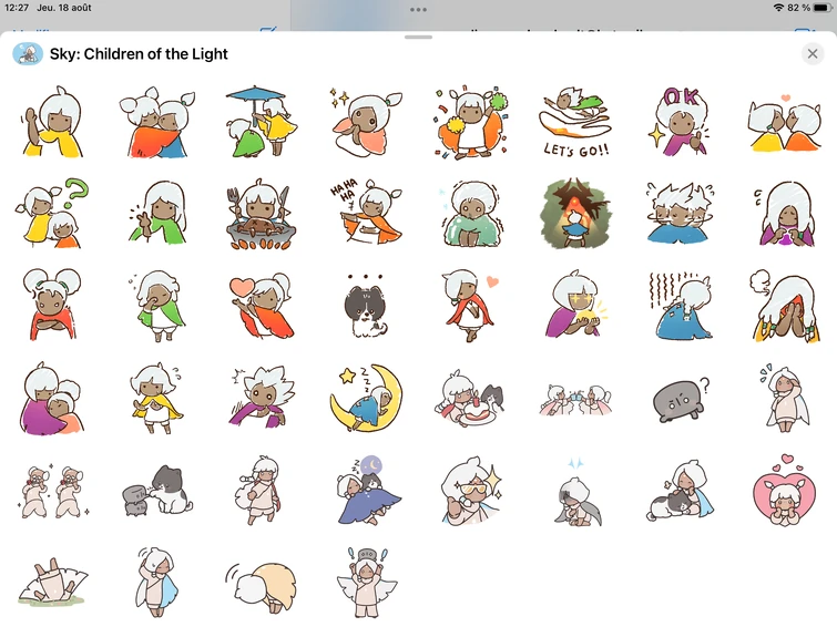 New sky stickers | Fandom