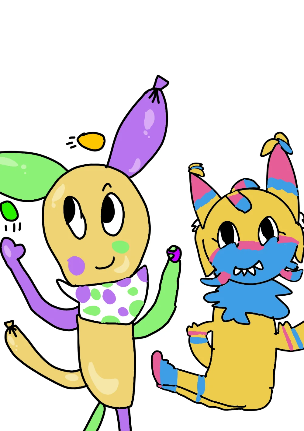 Please enjoy my art of yatta and Looey doing their thing | Fandom