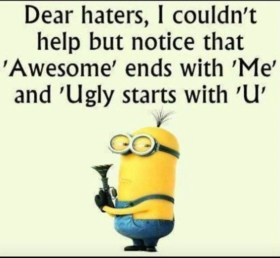 dear haters! | Fandom