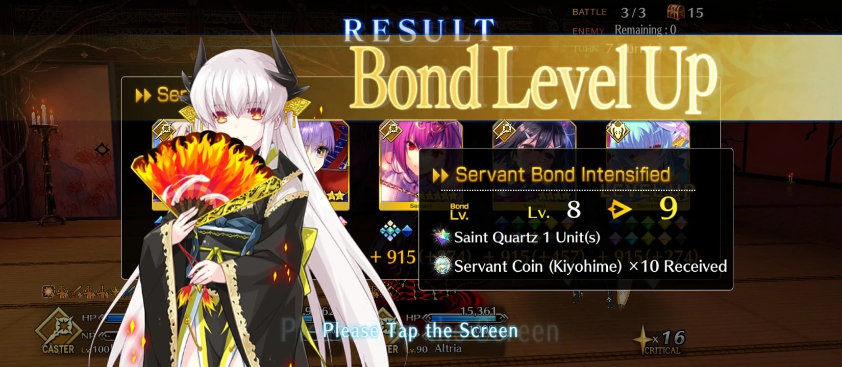 Ok, 1 Bond left to receive Kiyohime's CE Bond. | Fandom