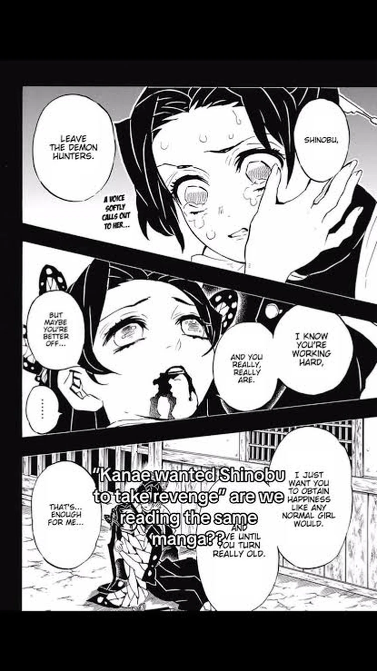 I lowkey think this is what she told herself as Kanae | Fandom