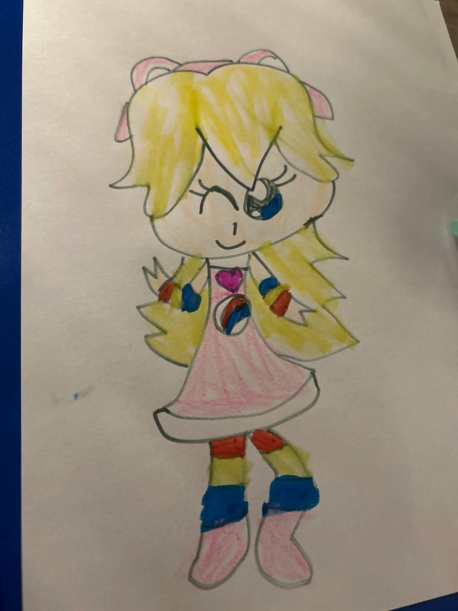 Princess peach wearing Shelly’s cheer bear costume | Fandom