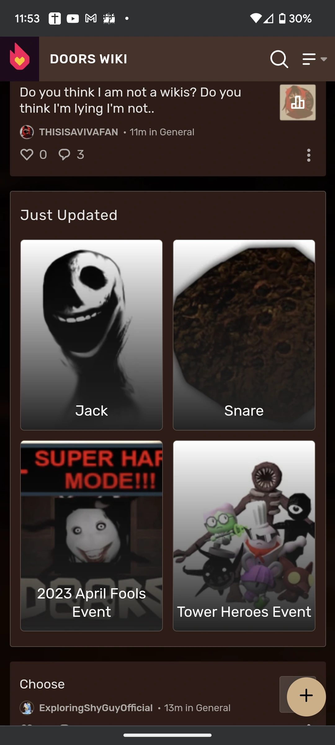 Jack and Snare went to the Events | Fandom