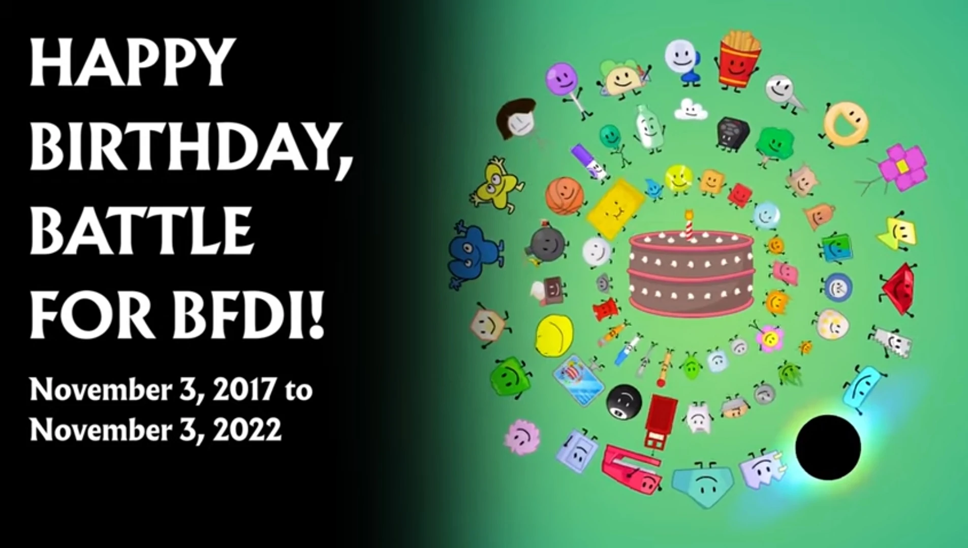 Happy 5th Birthday BFB | Fandom