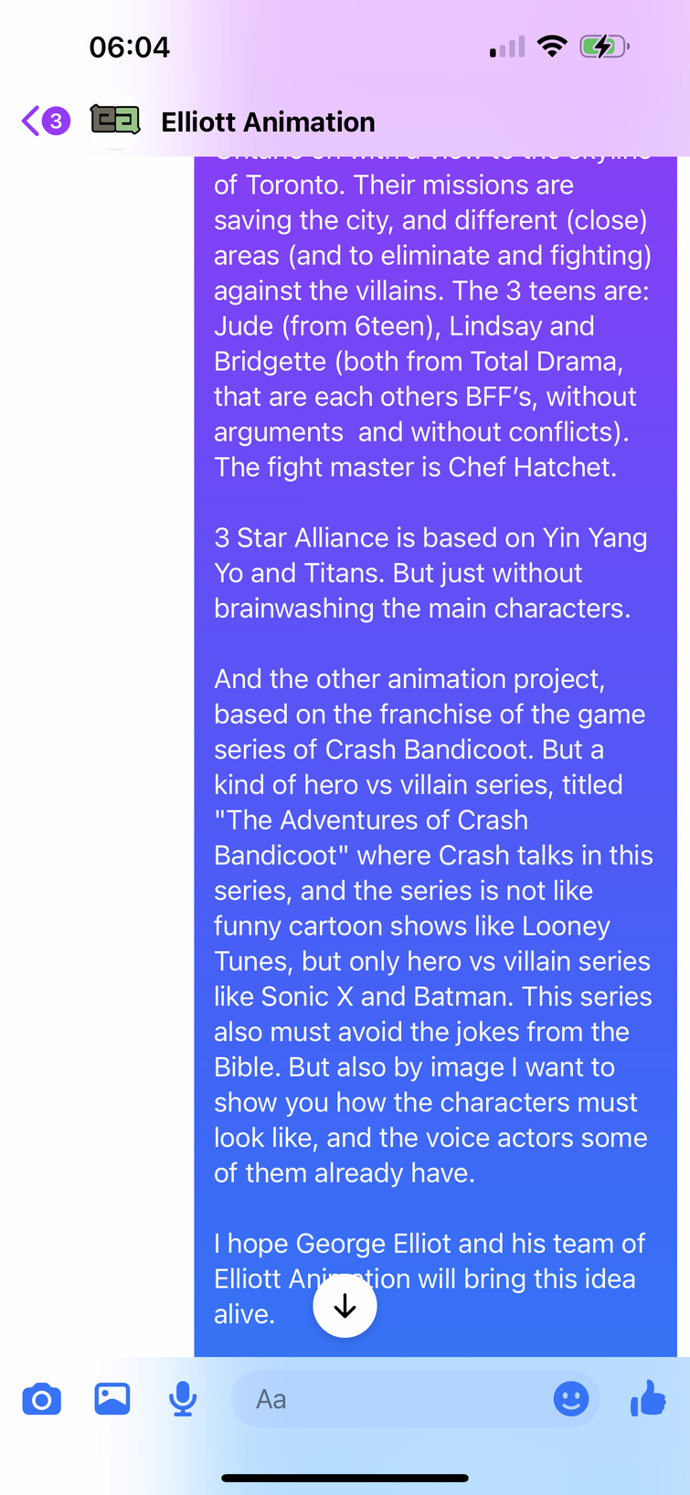 3 Star Alliance (Total Drama Spin-Off) idea, and is sent to Elliott ...