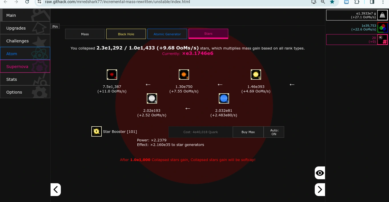 what supernova thingy do i have to get to to unlock fermions. i ...