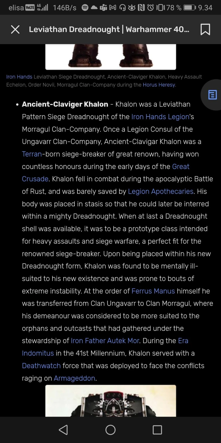 A leviathan dreadnought from 30k in 40k? | Fandom