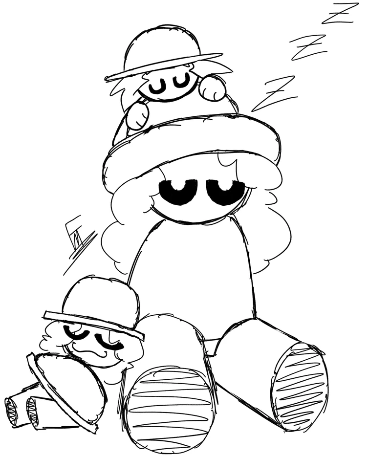 nap time doodle | Fandom