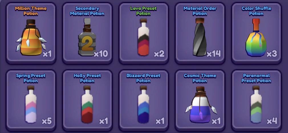 LF: Coins, mutation potions. | Fandom