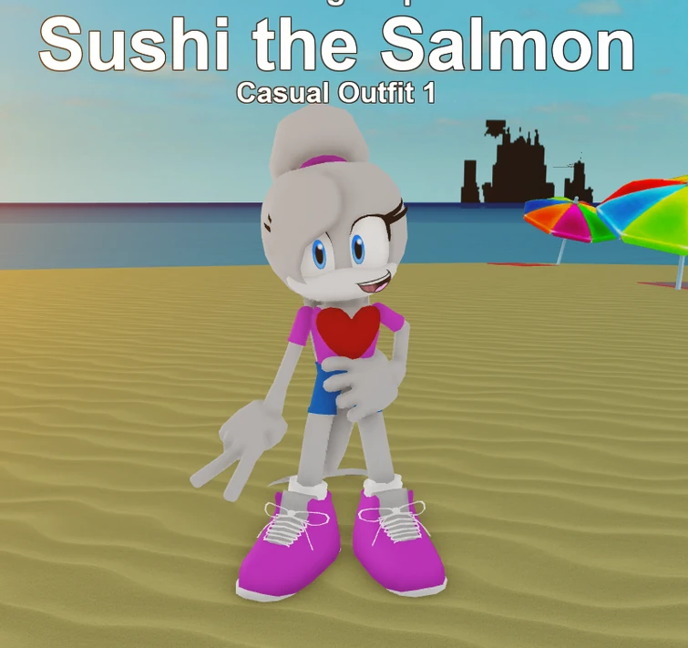 I made Sushi the Salmon on Sonic Pulse RP (ROBLOX) | Fandom