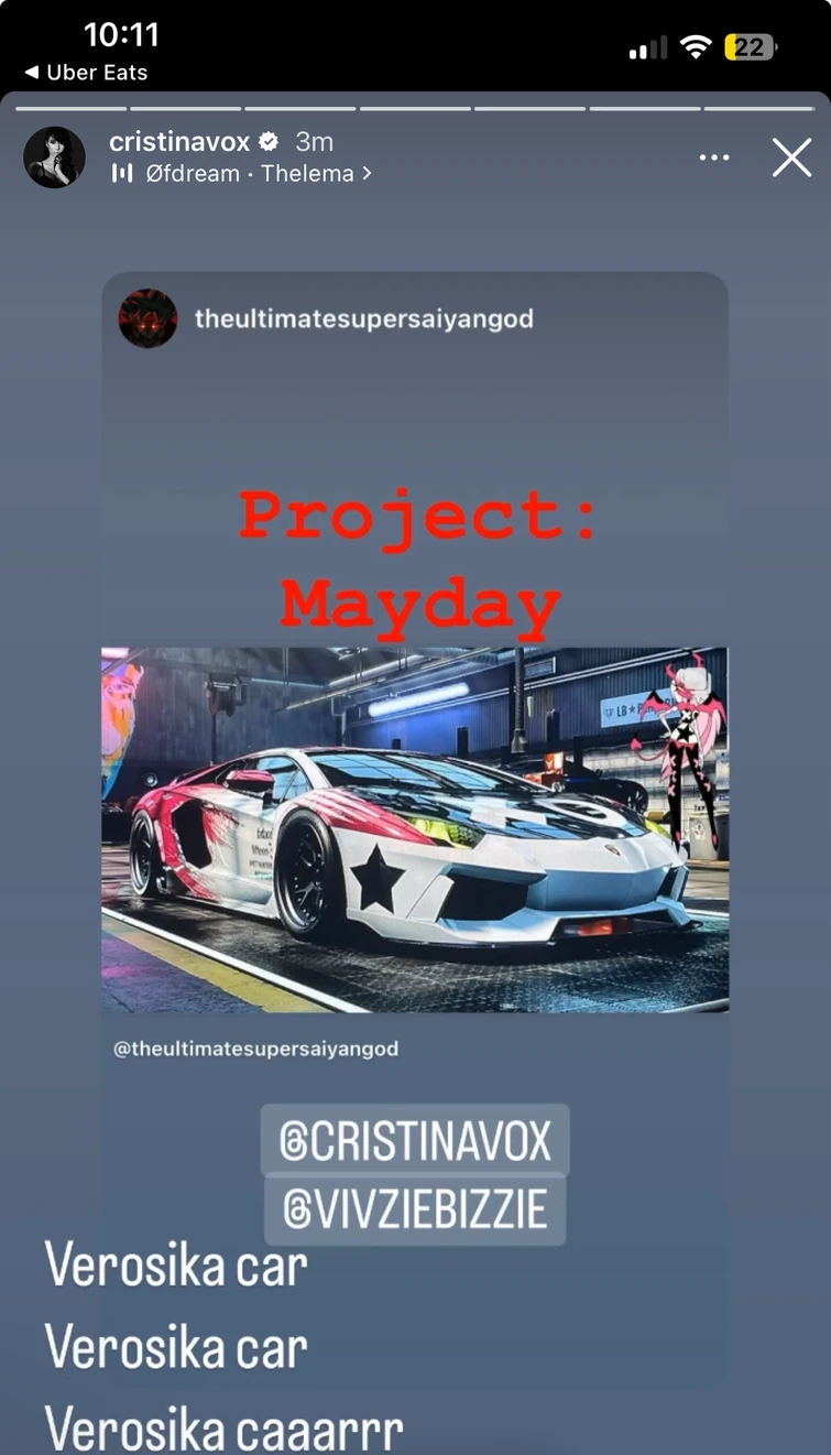 She Mentioned my Car! (Verosika’s Voice Actor) | Fandom