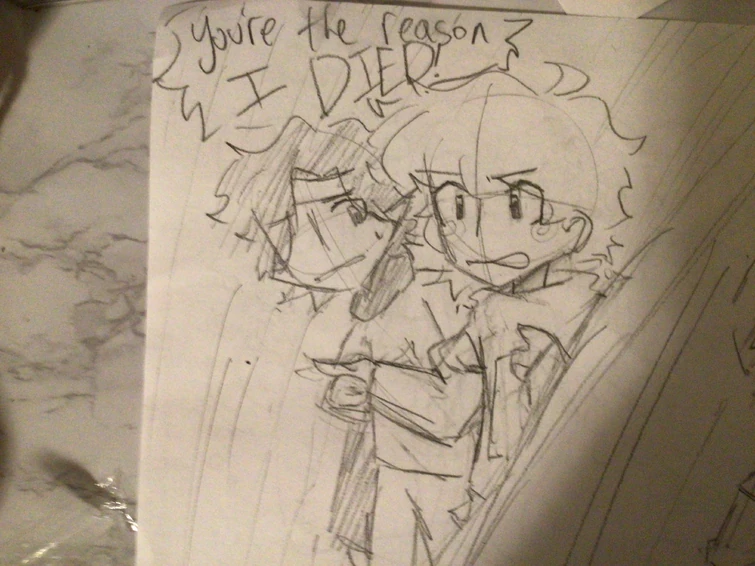 I drew karlnapity angst during art class 😵‍💫😵‍💫😖😖 | Fandom