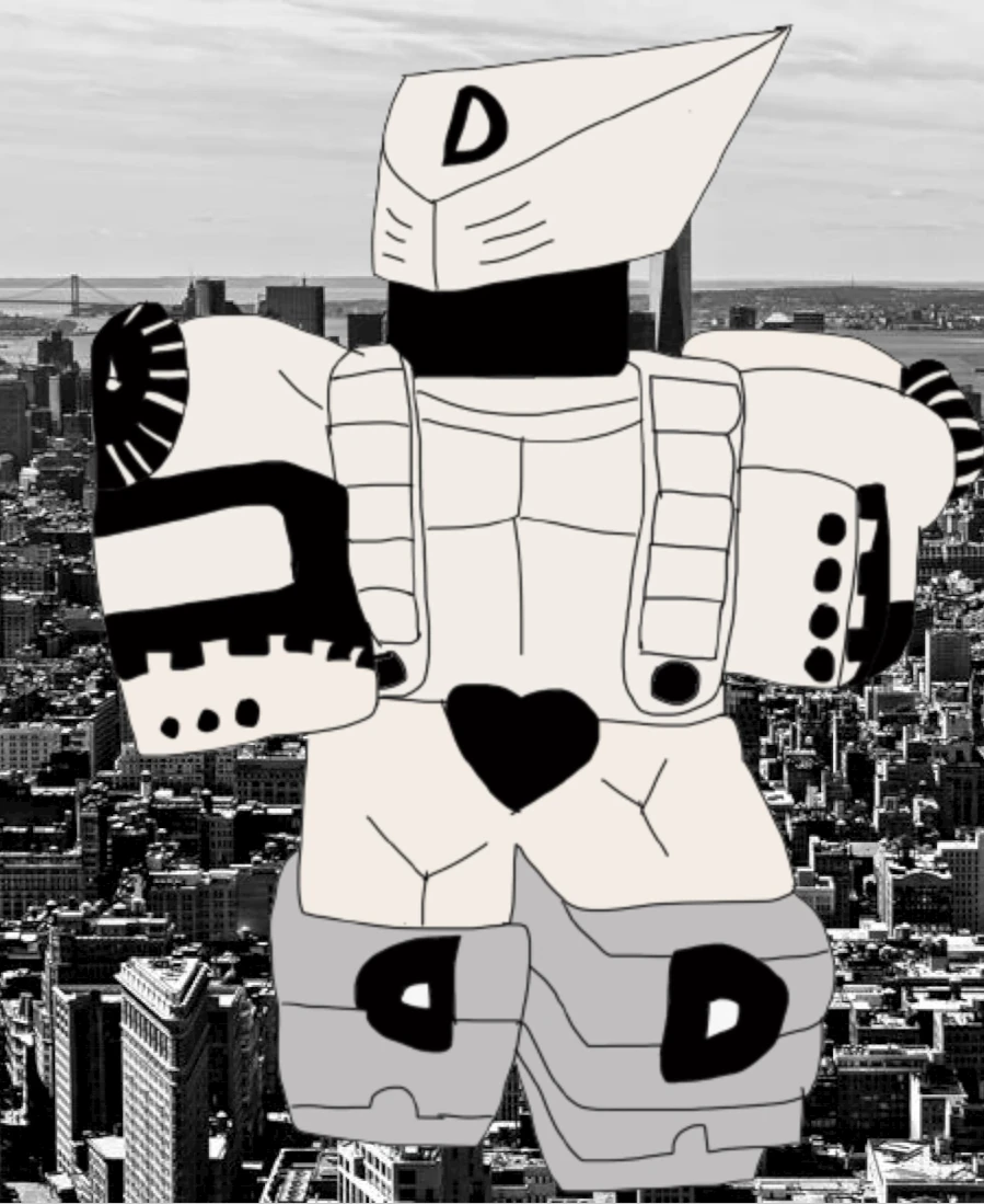 YBA fanmade skin #10 | TWAU:Monochrome | Fandom