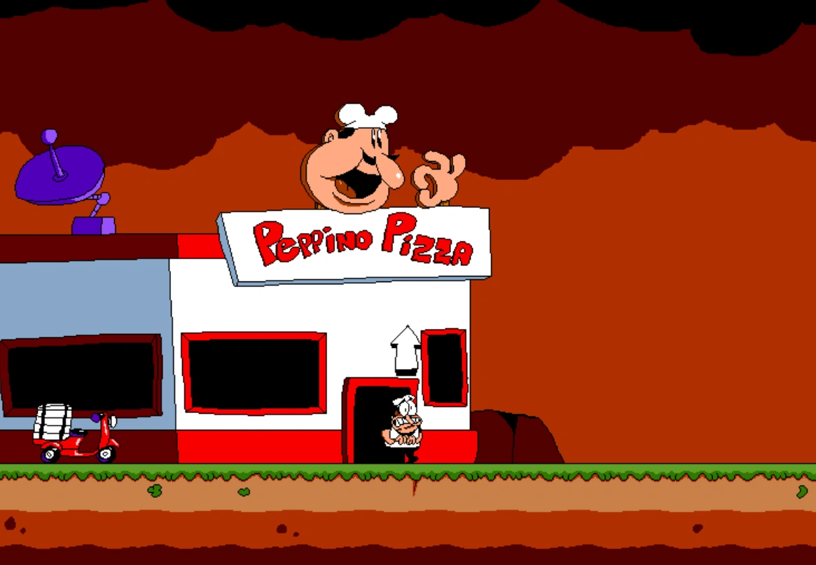 outside of peppino pizza | Fandom