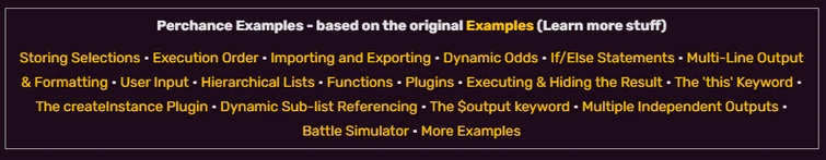 Perchance Examples (Advanced Tutorial) Finished | Fandom