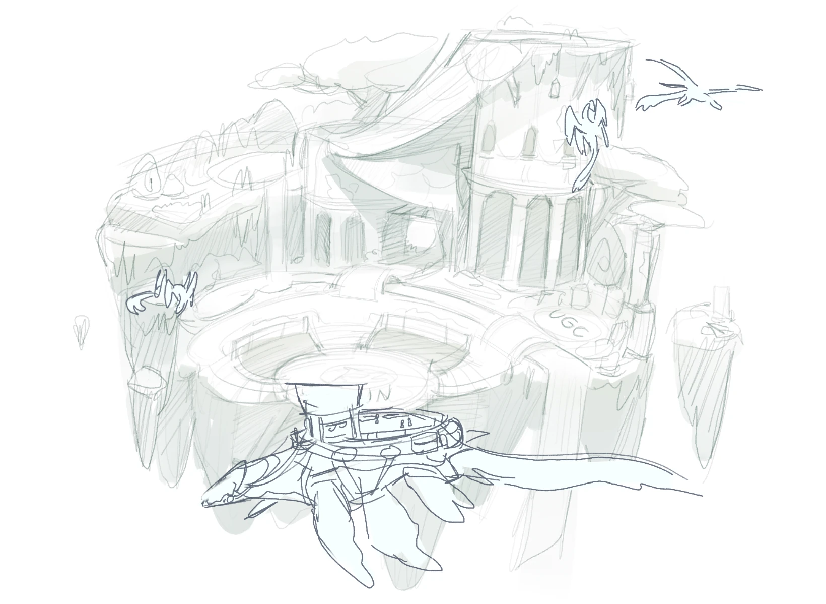 early sketches of the trade realm revamp | Fandom