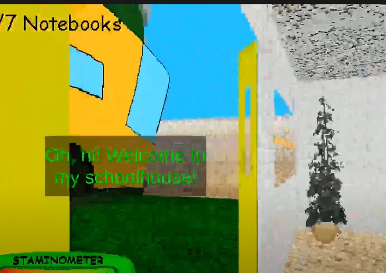 you can touch grass in baldi remastered!!! | Fandom