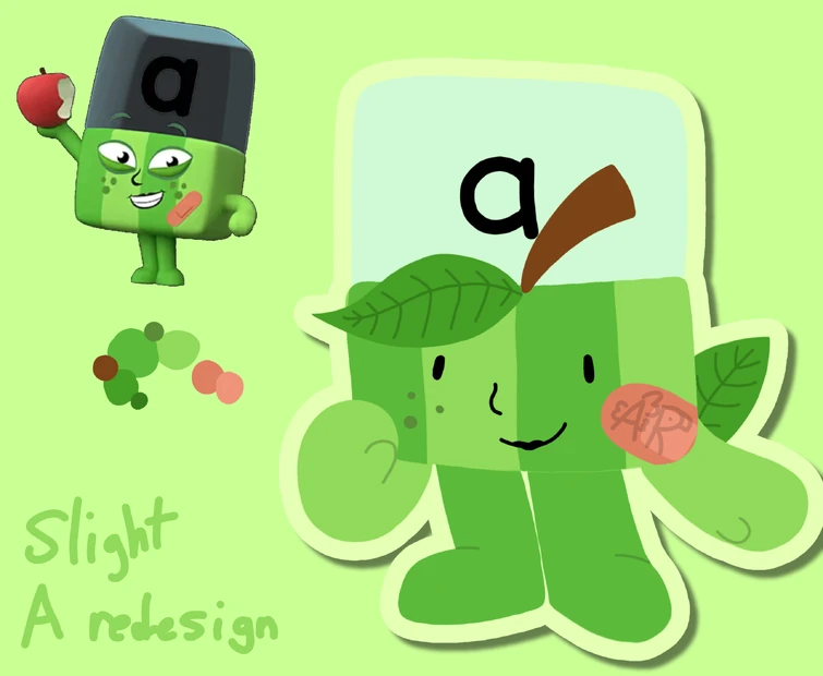 Alphablocks art of C and A slight redesign | Fandom