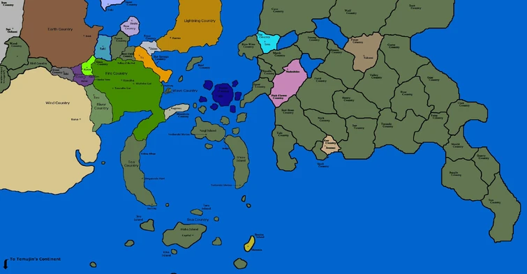 Complete Naruto map | Fandom