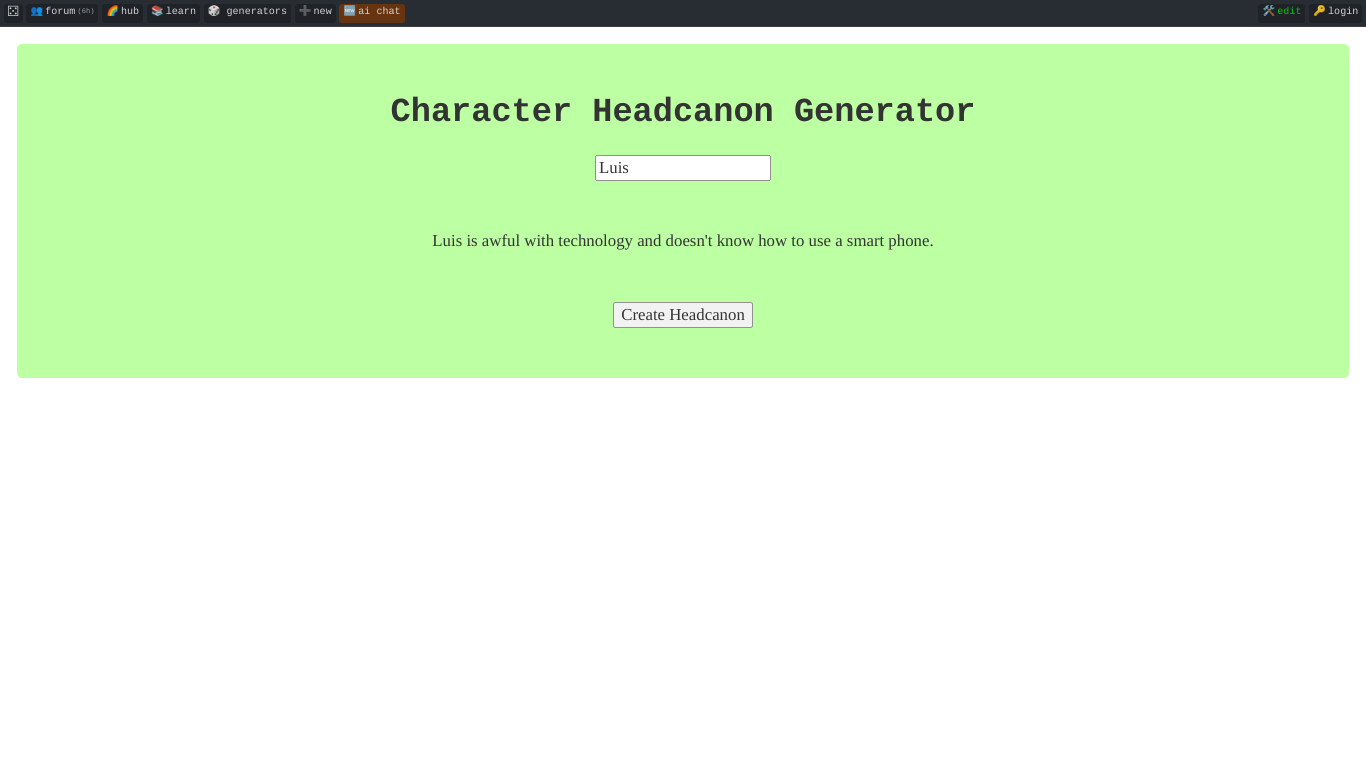 Random ahh Headcannon Ocs | Fandom