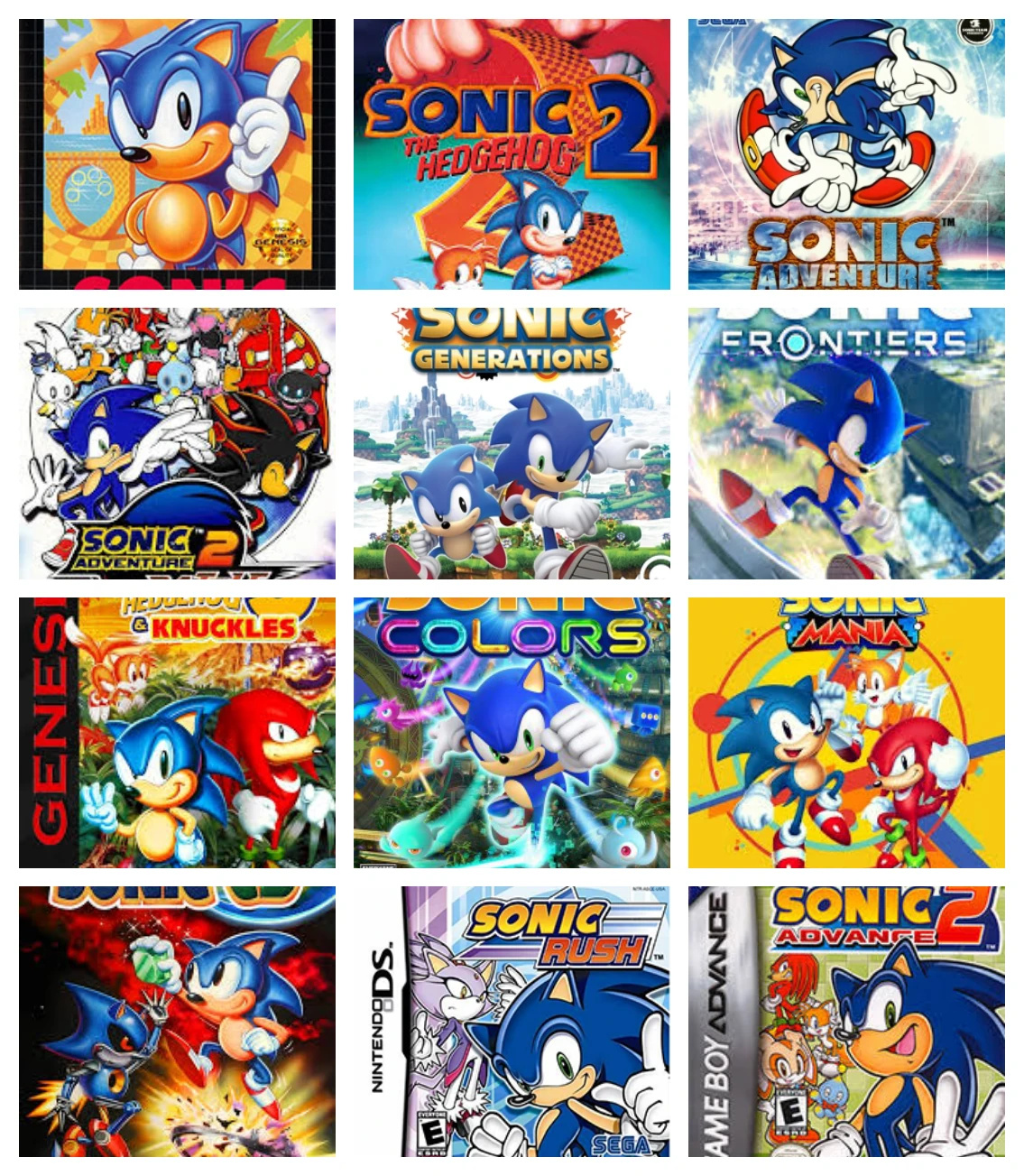 Pick 1 Sonic game from each row | Fandom