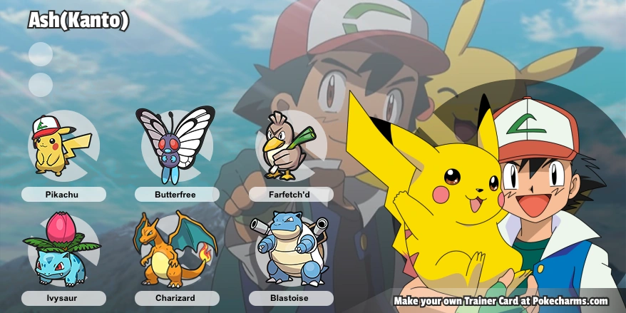 Ash’s new Kanto and Johto team | Fandom