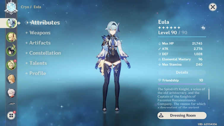 My Eula stats | Fandom