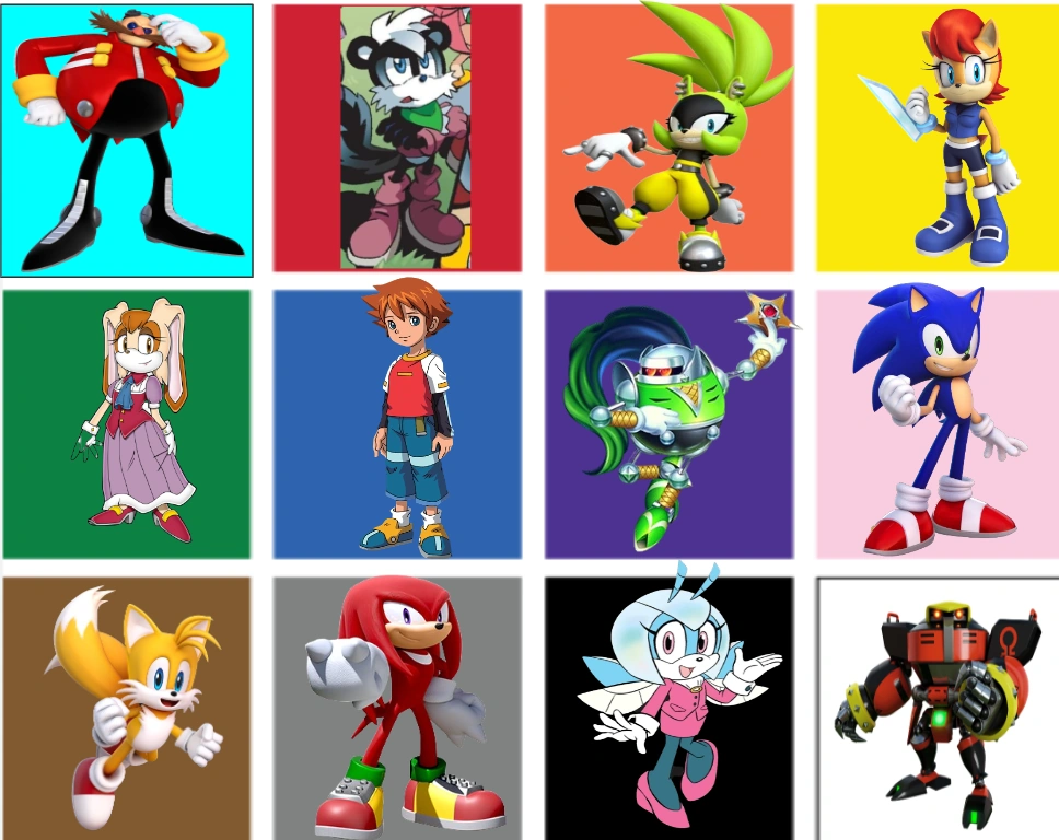 Your Favorite Color Is The Sonic Character You've Turned Into!! (Don't ...