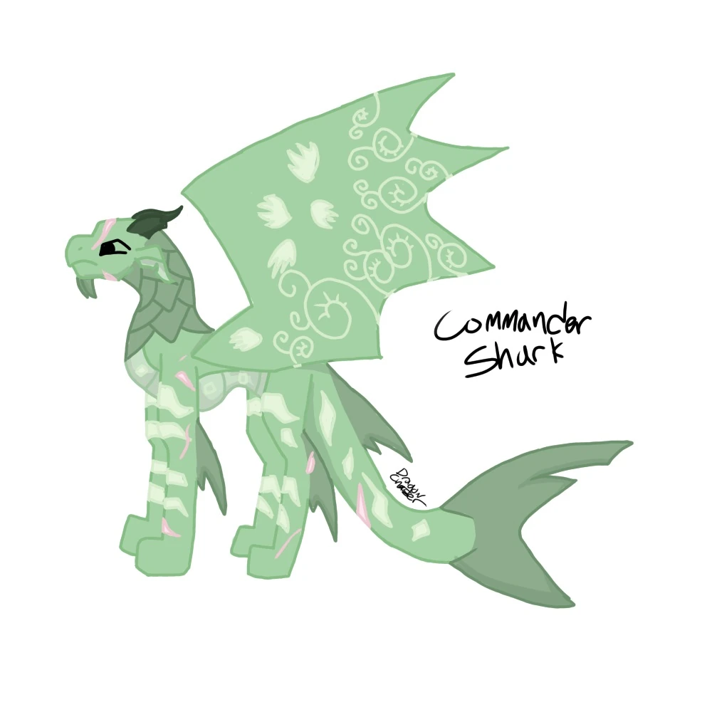 Tried drawing Commander Shark | Fandom