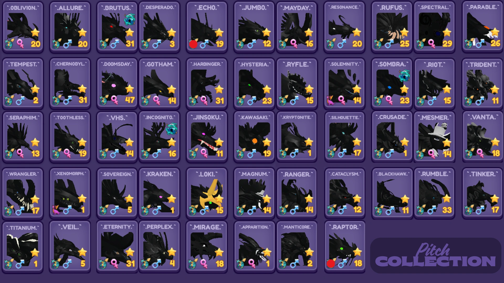 Buying G1 pure pitch dragons with 63mil | Fandom
