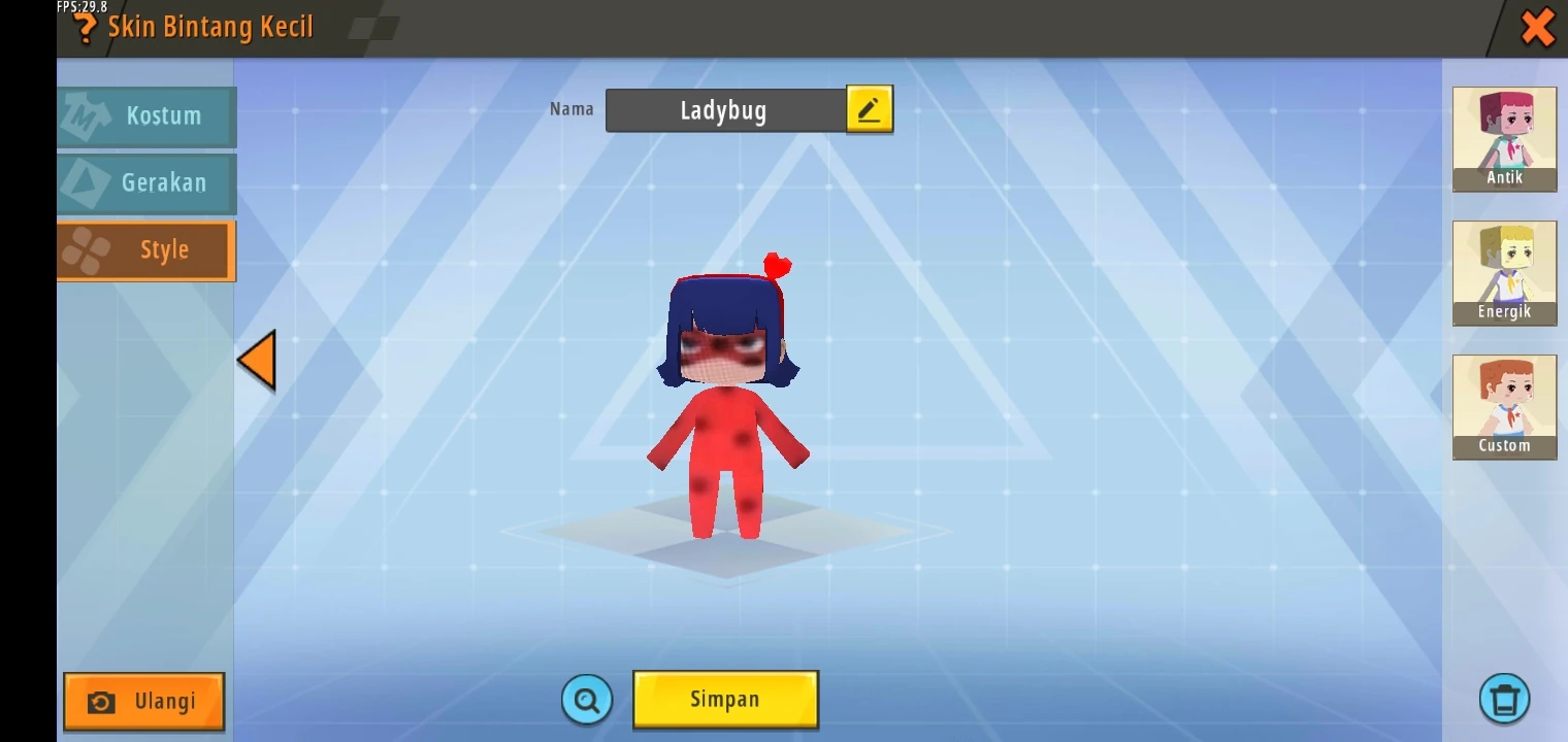 so i try to make Miraculous skin in mini world star runway | Fandom