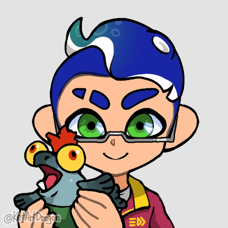 i made myself and main persona in a splatoon picrew | Fandom