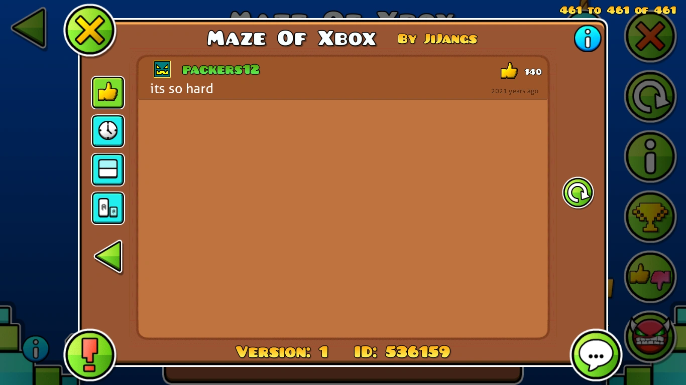 look at this Geometry Dash comment. | Fandom