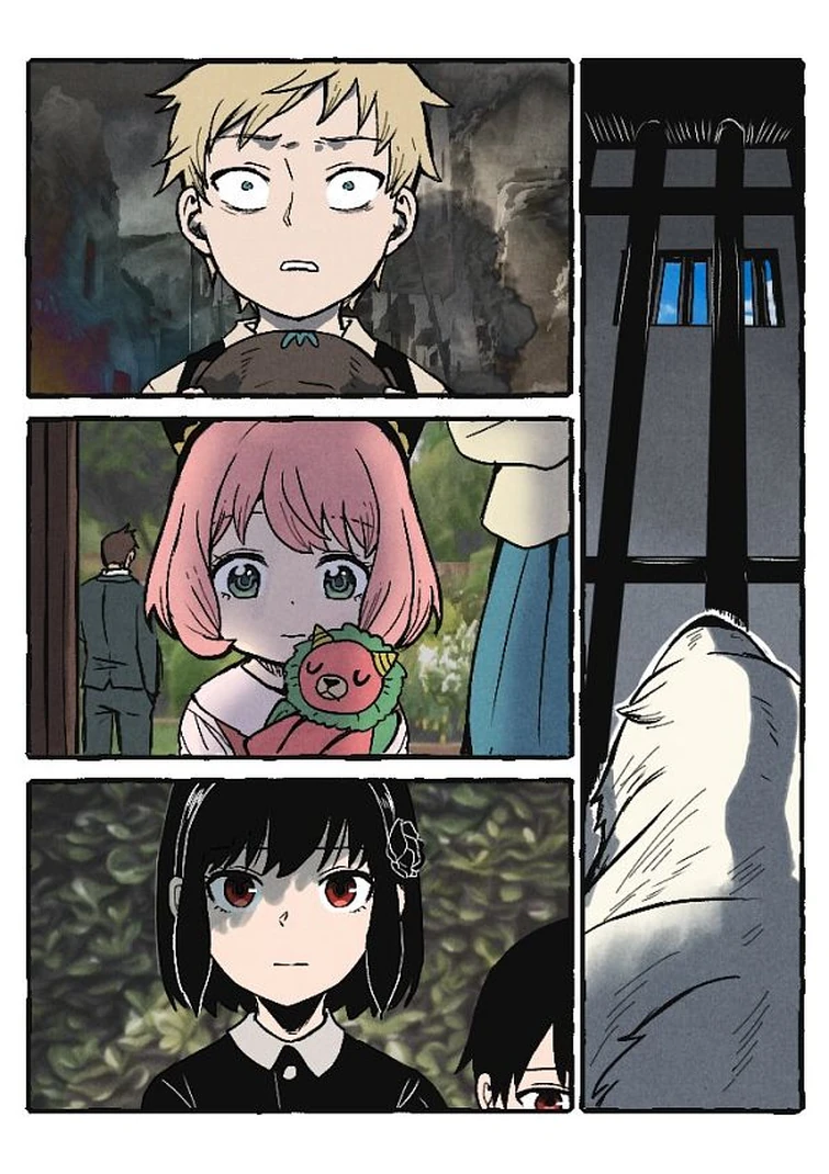 All 4 (Anya; Loid; Yor and the dog named Bond) each have a sad story ...