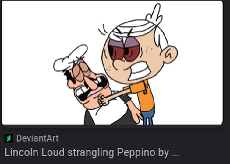 huh, so this it why you dont look up "peppino deviantart" on google ...