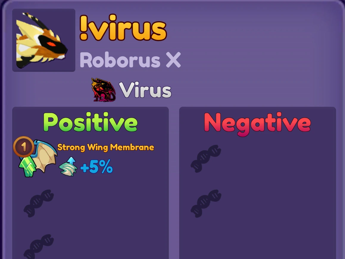 Trading or selling a virus cosmetic roborus X | Fandom