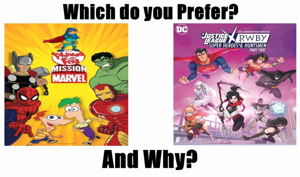 Which Animated Crossover do you Perfer? And Why? | Fandom
