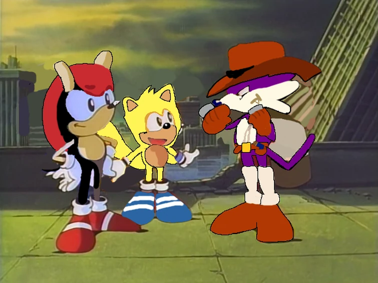 Mighty, Ray, and Fang in Sonic OVA | Fandom