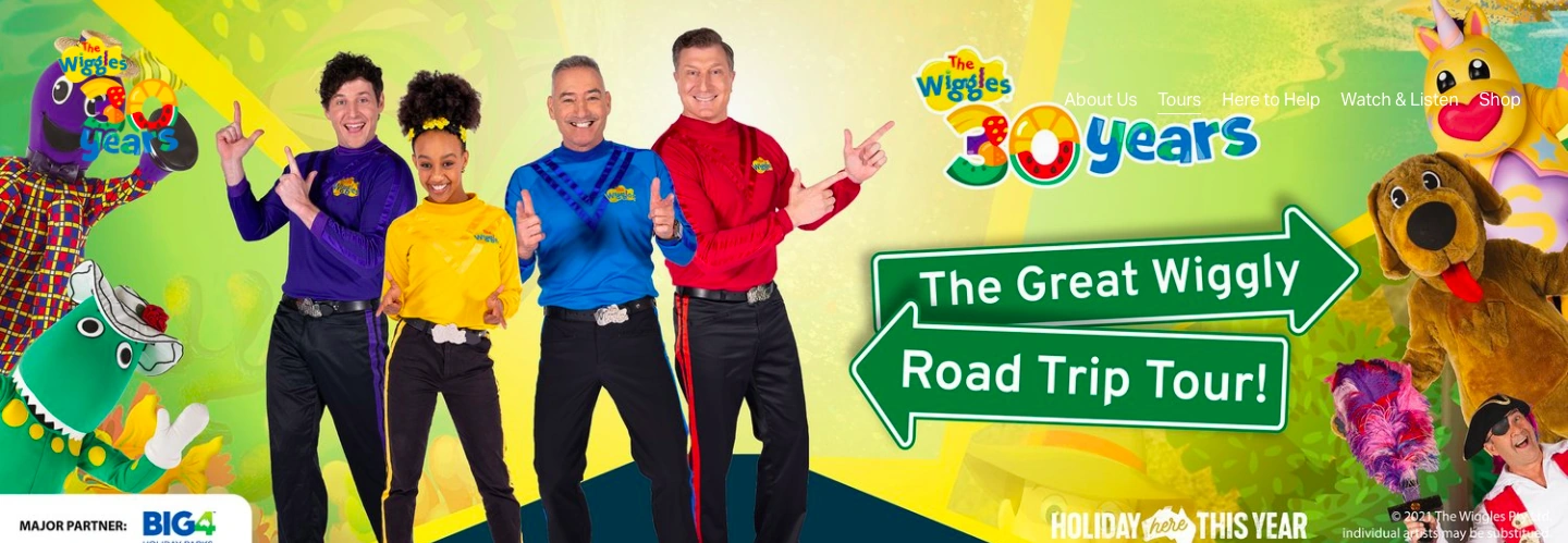 Wiggly road trip tour marketing has been updated | Fandom