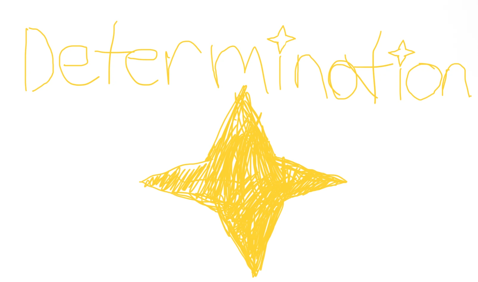 Easiest things to draw in my opinion Part 1: Determination | Fandom