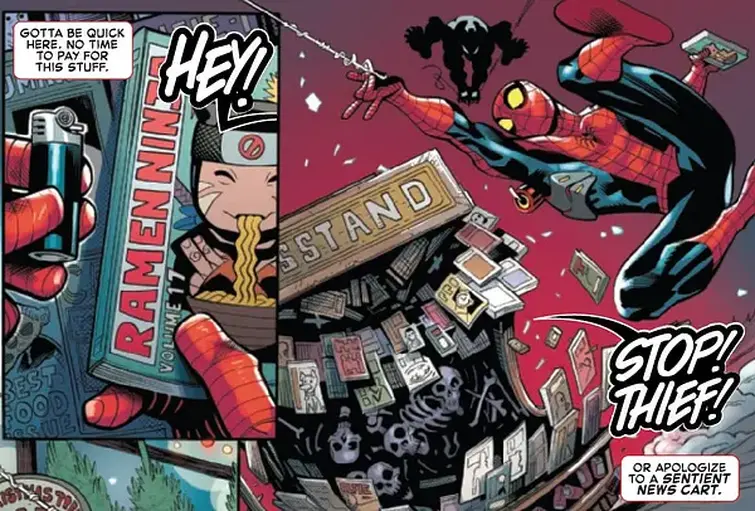 Naruto reference in new Spider-Man comic | Fandom
