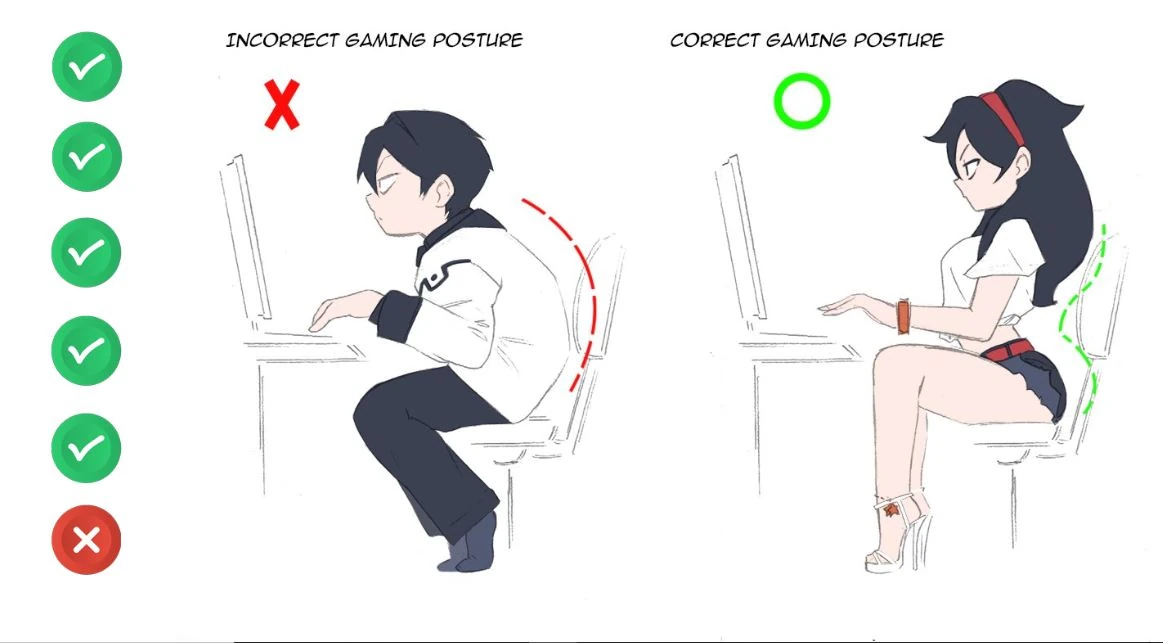 how to fix your gaming posture like a champ🔥🔥🔥 | Fandom