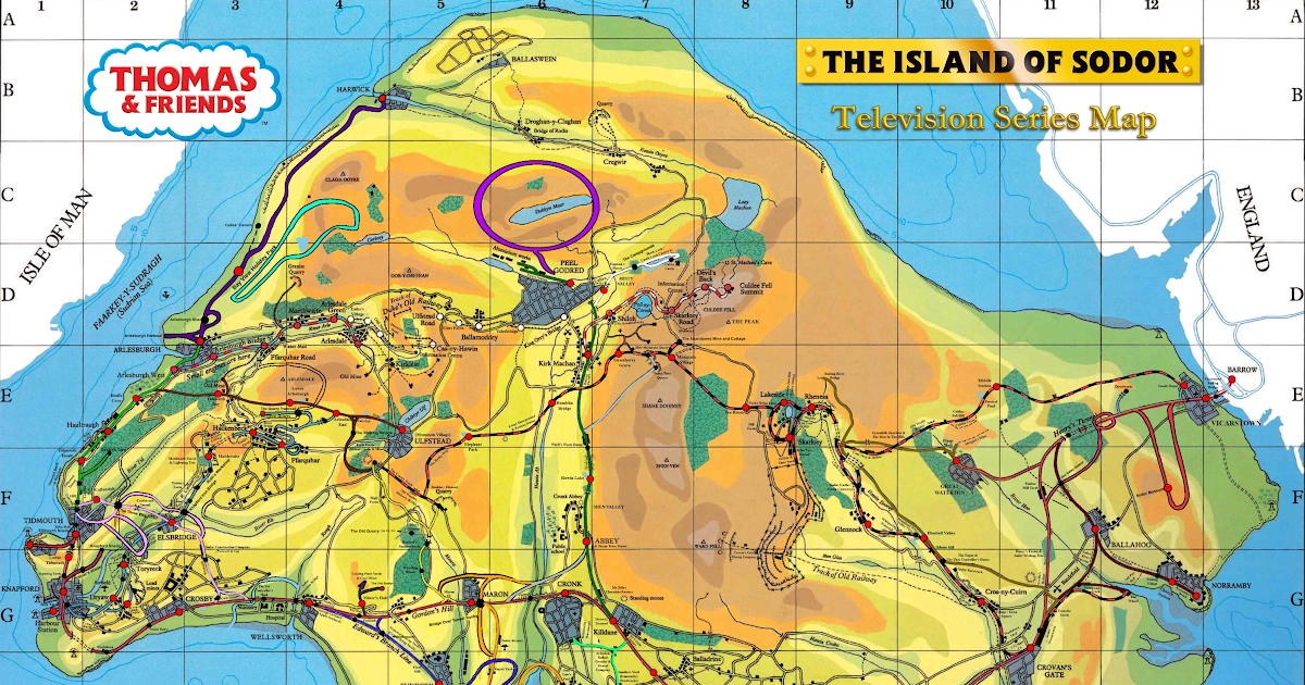 My own Island of Sodor map. | Fandom