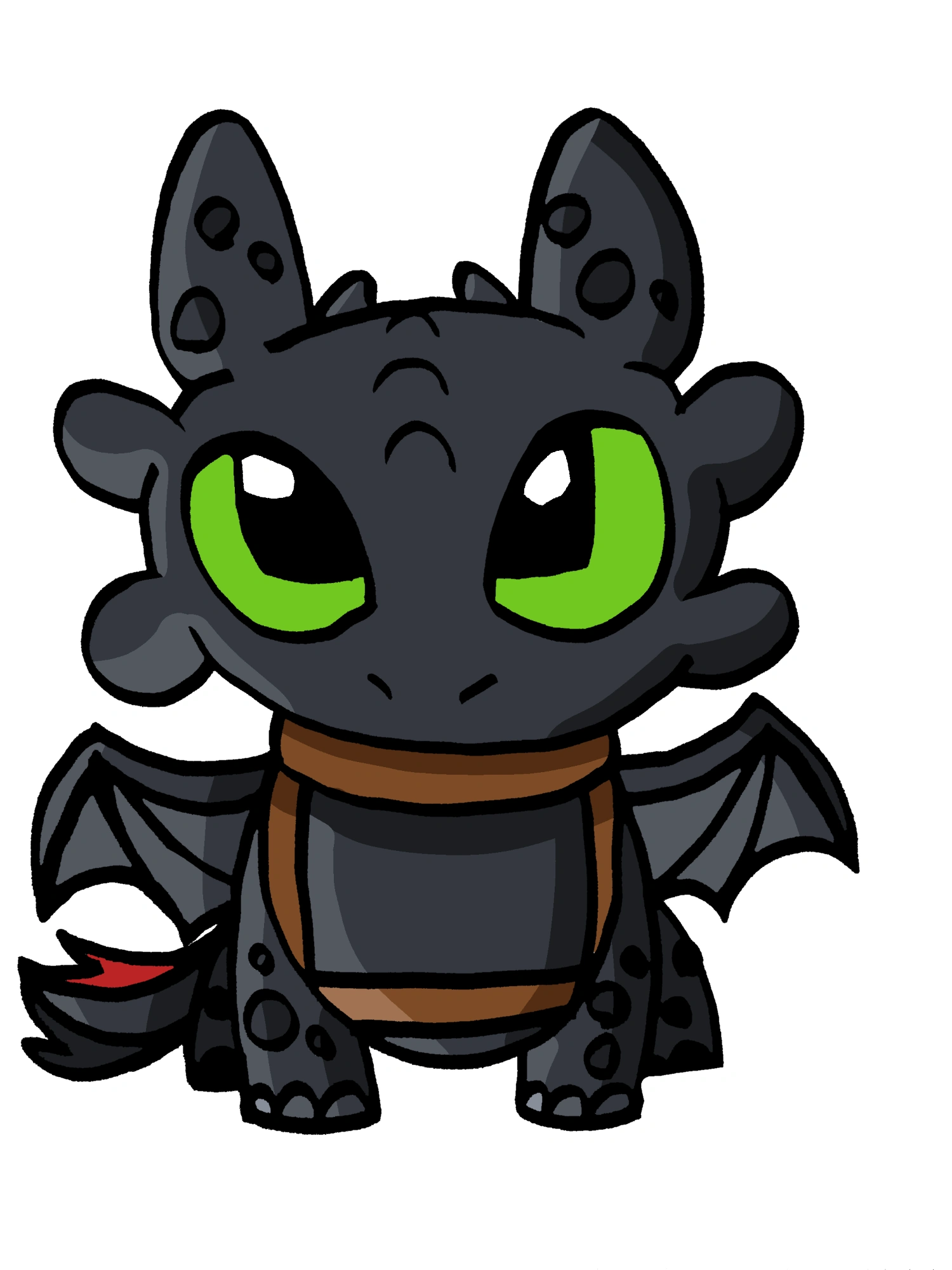 My drawing of Toothless | Fandom